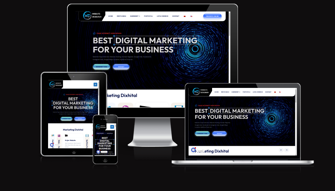 Faqe Interneti - Website Designer ne Shqiperi - Faqe Website - Ndertim ...